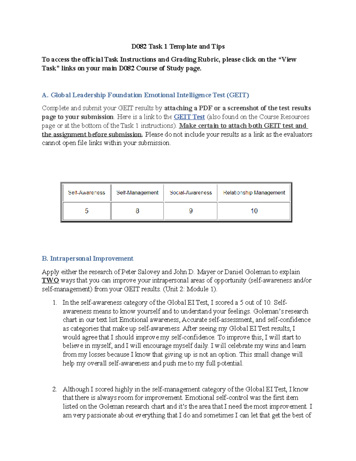 D082 Task 1 Template and Tips 0422 JC - D082 Task 1 Template and Tips ...