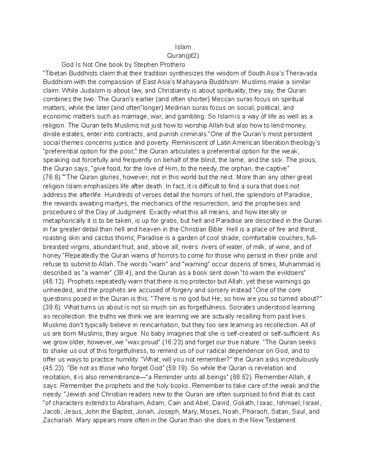 Islam 13 - god is not one - Islam Quran(pt2) God Is Not One book by ...