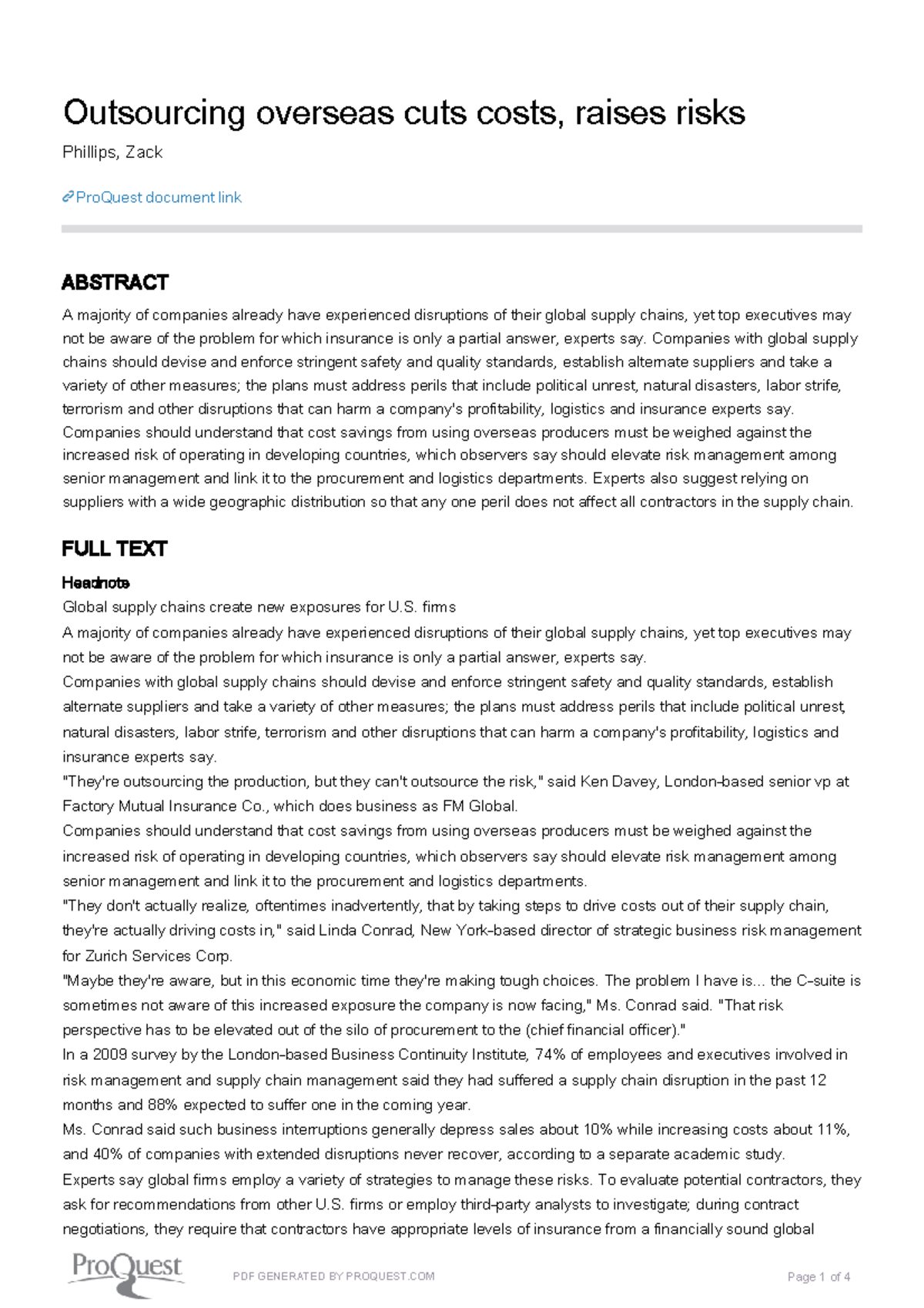 Outsourcing overseas cuts costs raises risks - Outsourcing overseas ...