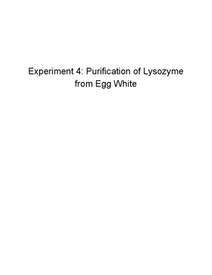 Biochem 1 Lab Report 2 - Experiment 2: Buffers, Buffer Capacity and ...