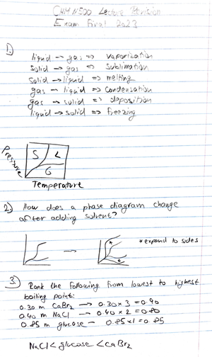 CHM115 LAB 9 Observation Notes 2023 - Spring 2023 CHM 1 CHM115 LAB 9 ...