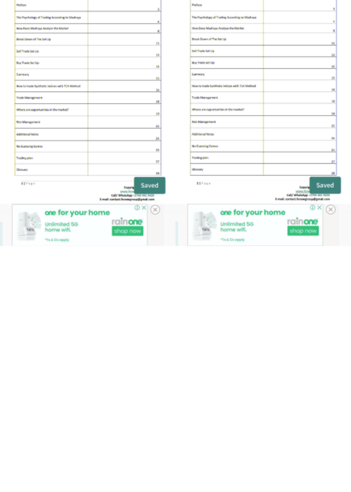 714-method-strategy - forex analysis - TABLE OF CONTENT PAGE Preface 3 The Psychology of Trading ...