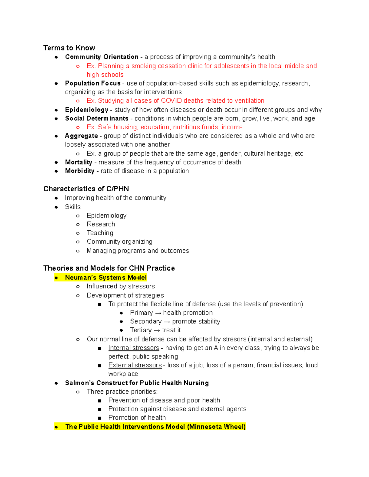 Community as a Client - Terms to Know Community Orientation - a process ...