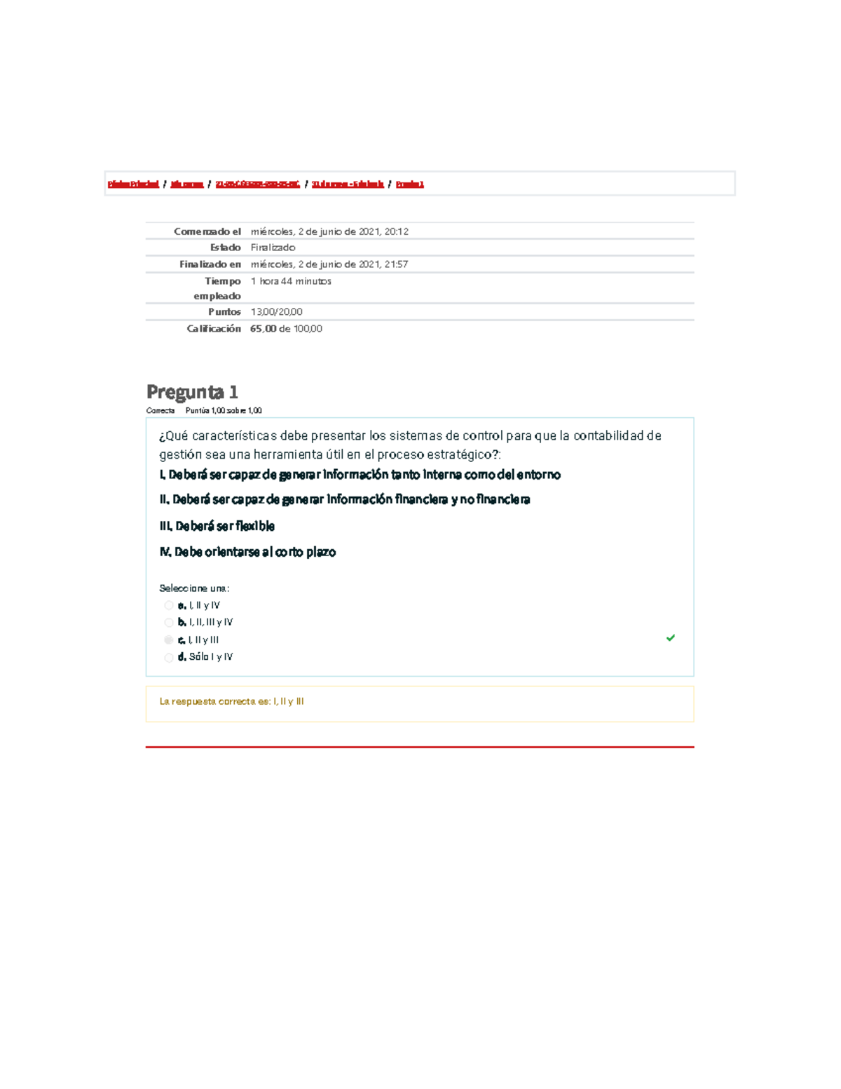Prueba 1 control de gesti n - Página Principal / Mis cursos / 21-2B-CGE6004-200-05-BIC / 31 de ...