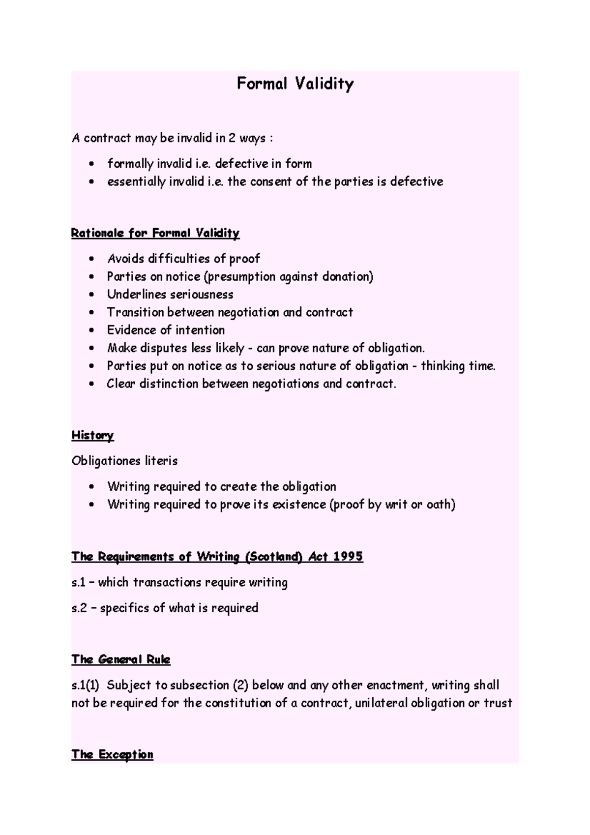 7. Formal Validity - notes for lecture 7 of obligations 1b - Formal ...
