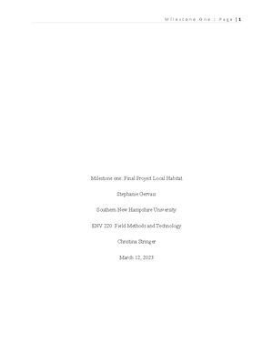 ENV 220 Stream Morphology Lab Report Template - Stream Morphology Lab ...