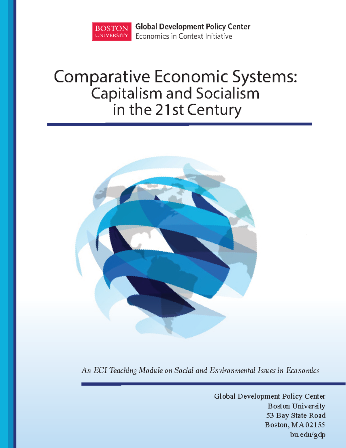Comparative Economic Systems week3 - Global Development Policy Center ...
