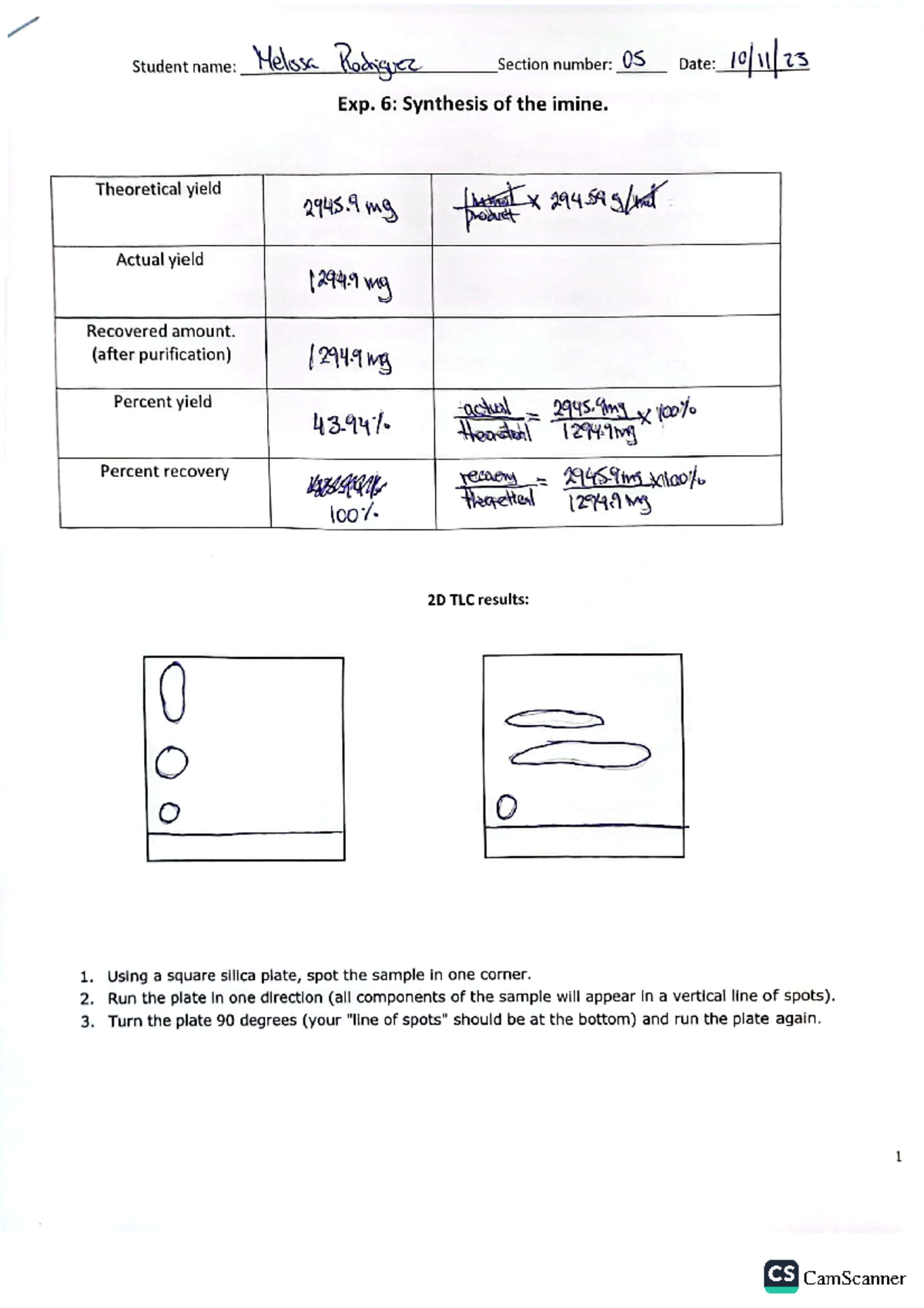 Lab report 6 - Lab 6 - CHM 2211L - Studocu