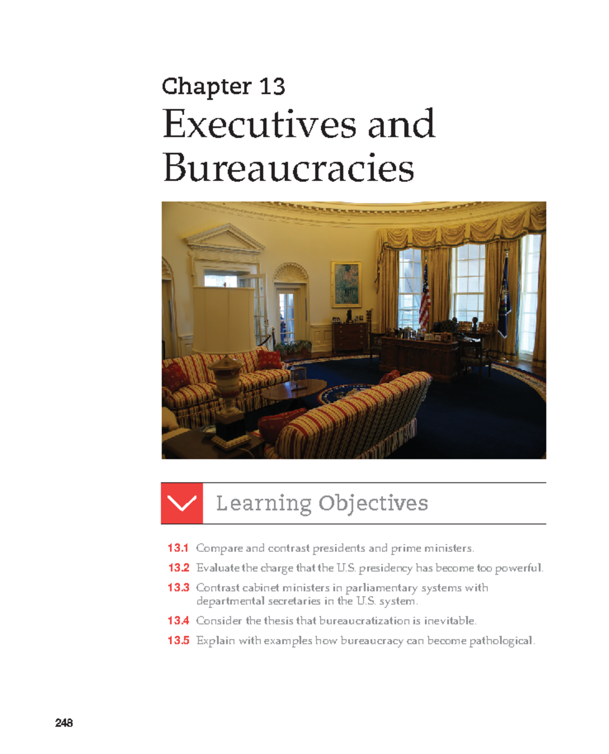 Ch.13 Roskin - Executives and Bureaucracies - ####### 248 Learning ...