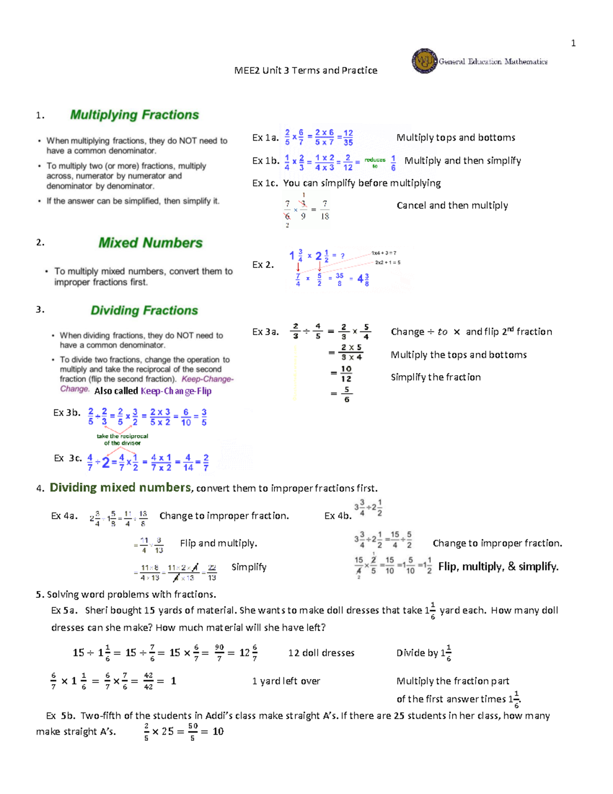 MEE2 Unit 3 Terms and Practice - MEE2 Unit 3 Terms and Practice 1. Ex ...