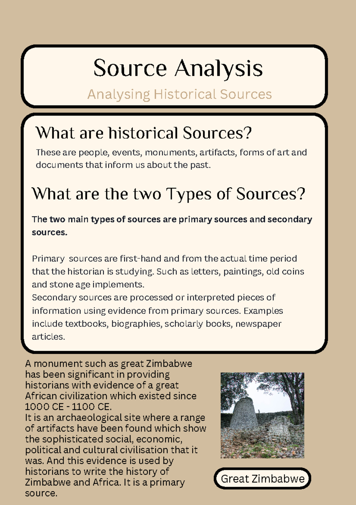 HSY1511 Source analysis worksheet - Source Analysis Analysing ...