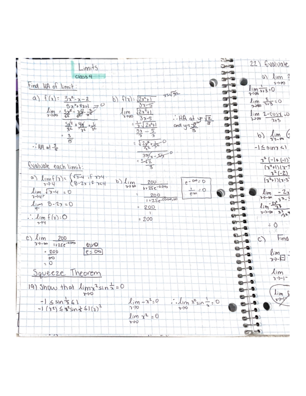 Limits, Left Hand, Right Hand, Precise Definition - MATH-1036EL - Studocu