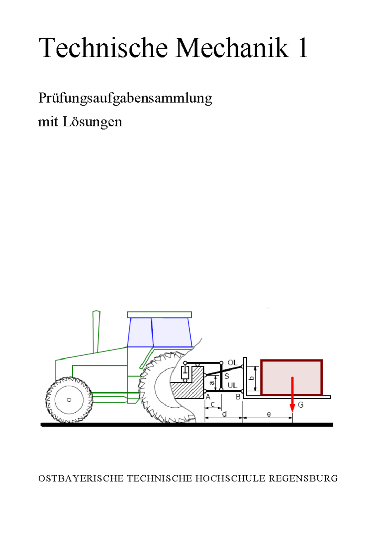 Übungen mit Lösungen TM 1 - Technische Mechanik 1 Prüfungsaufgabensammlung mit Lösungen - Studocu