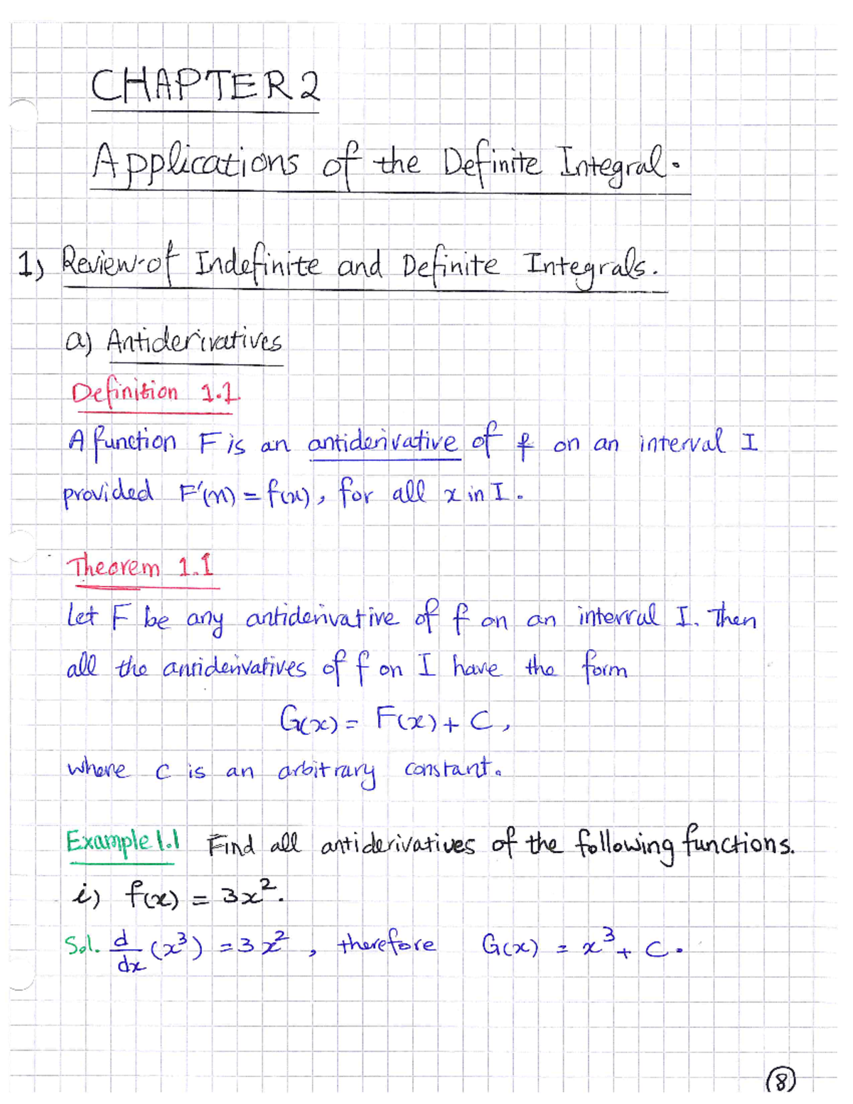 Lecture 2 Definite Integral - MATH 1700 - Studocu