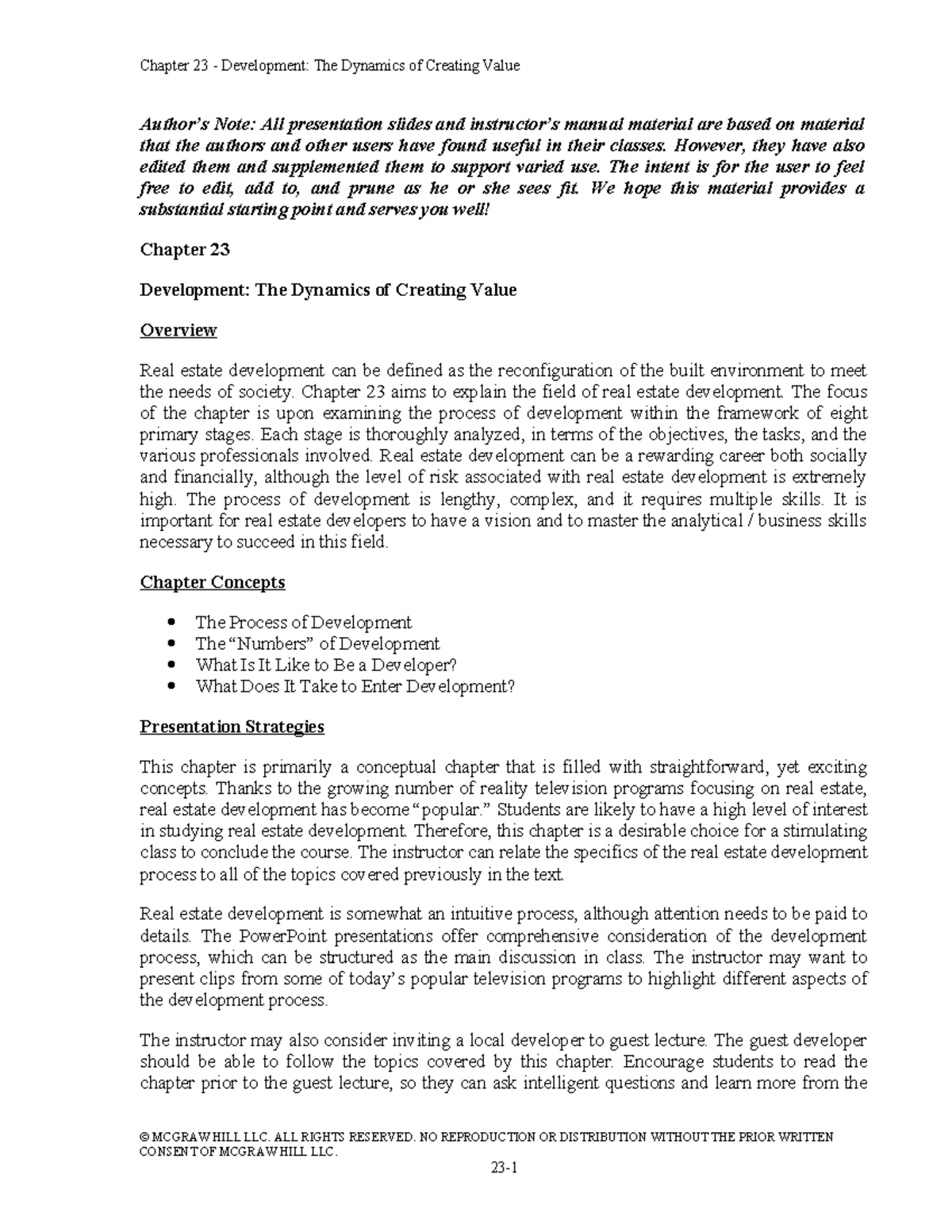 Ling REP 7e Chap023 IM a11y - Author’s Note: All presentation slides and instructor’s manual ...