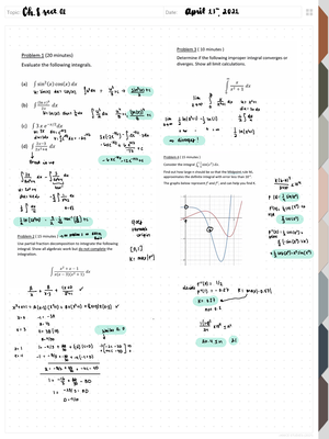 Calculus 2 Notes CH 10 E - Topic: Date: Chapter 10/Extras May 4th ...