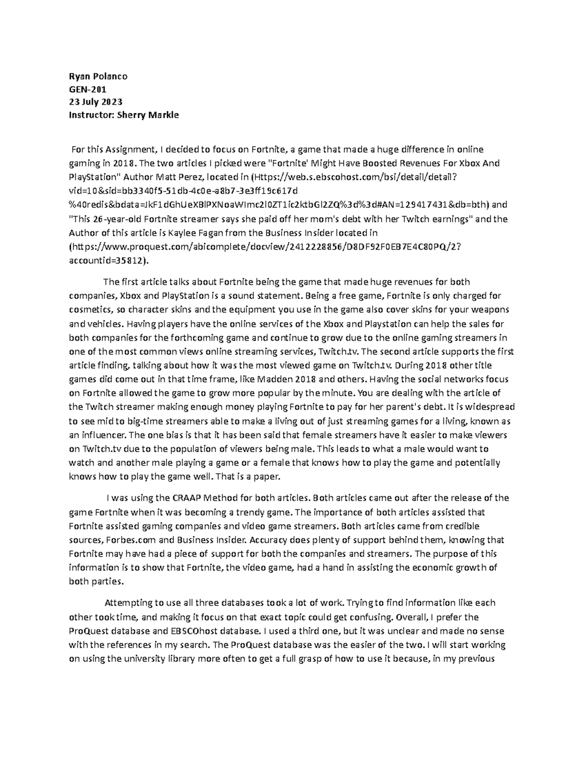 Week 4 Big Assignment - Ryan Polanco GEN- 23 July 2023 Instructor ...