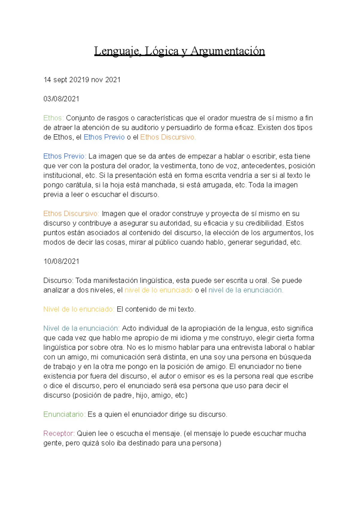 Lenguaje, Lógica y Argumentación ( Resumen PARA Parcial) - Lenguaje, Lógica y Argumentación 14 ...