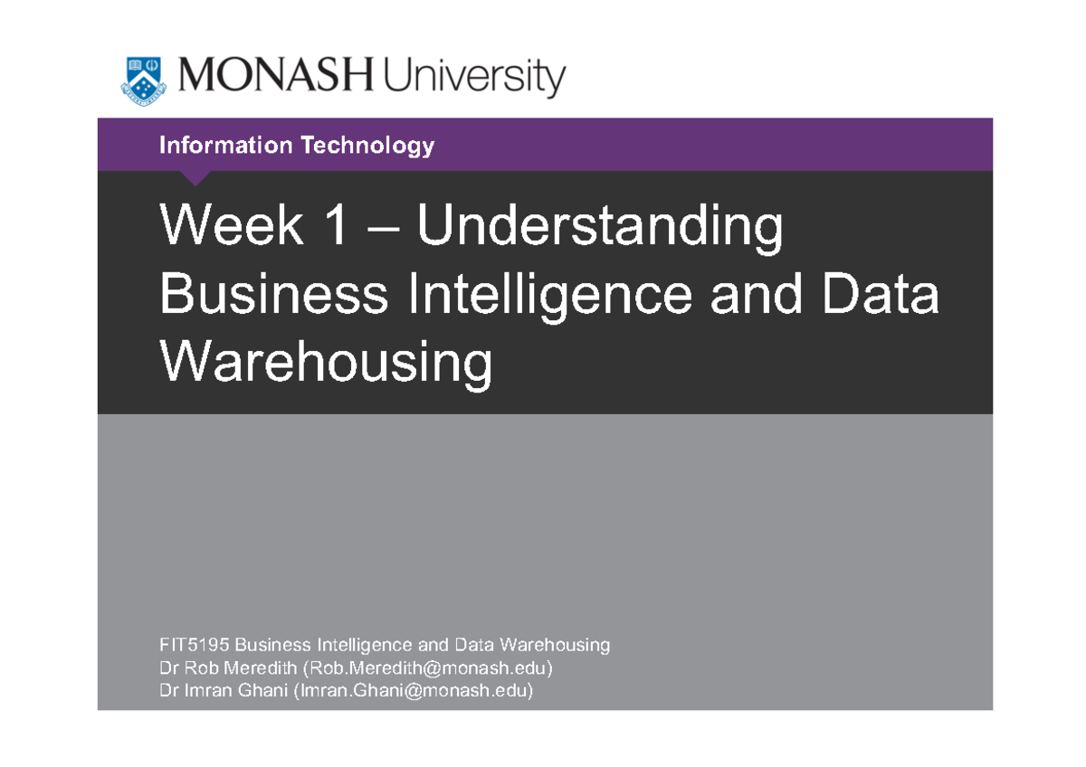 Lecture Slides Week 01 - 1 per page - Information Technology Week 1 ...