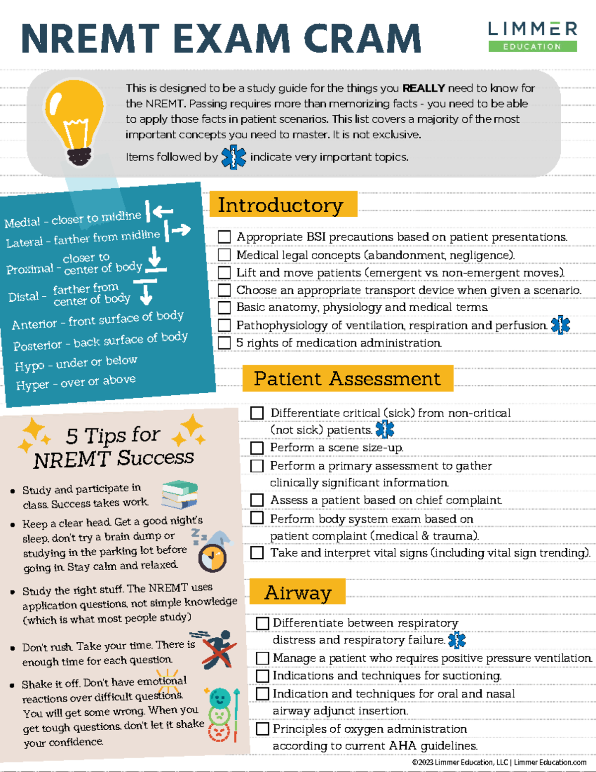Exam Cram Nremt study guide - Differentiate critical (sick) from non ...