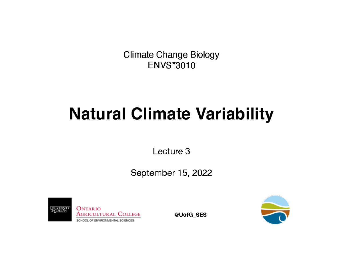 3 Sep15 Natural Climate Variability - Climate Change Biology ENVS ...