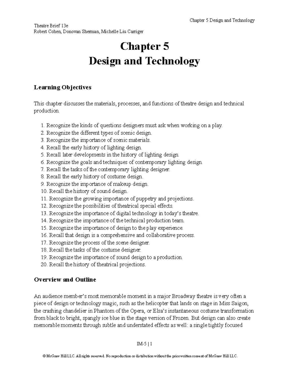Chapter 5 Notes - How are Design and Technology used in plays ...