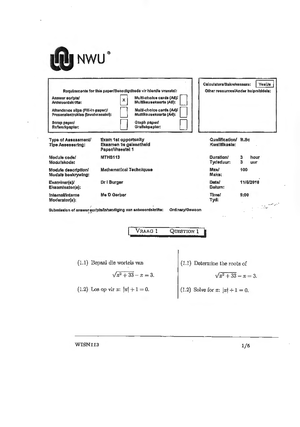 MTHS113 dll-jun2022 - Type of Assessment/ Tipe Assessering: Duration ...