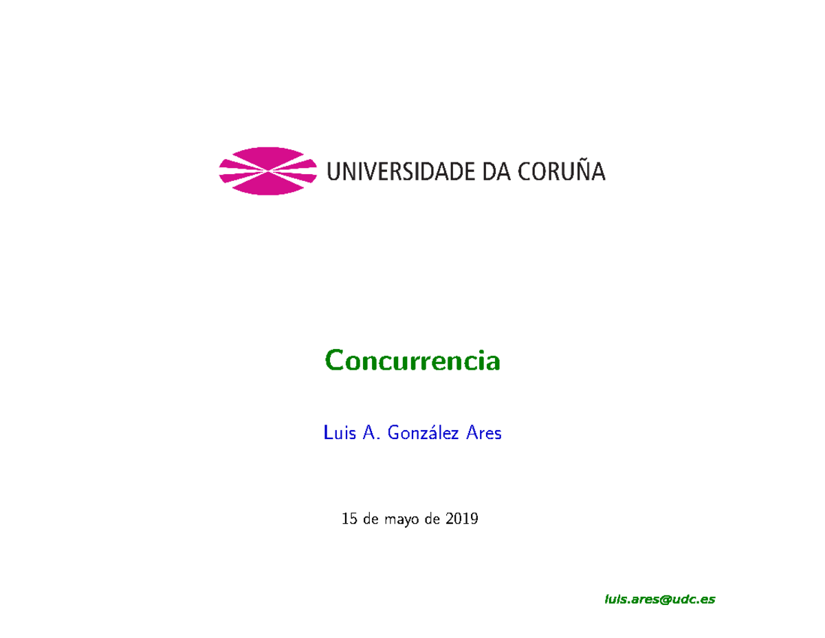 Cnc t - Apuntes de la asignatura BDA 20-21. - Concurrencia Luis A ...