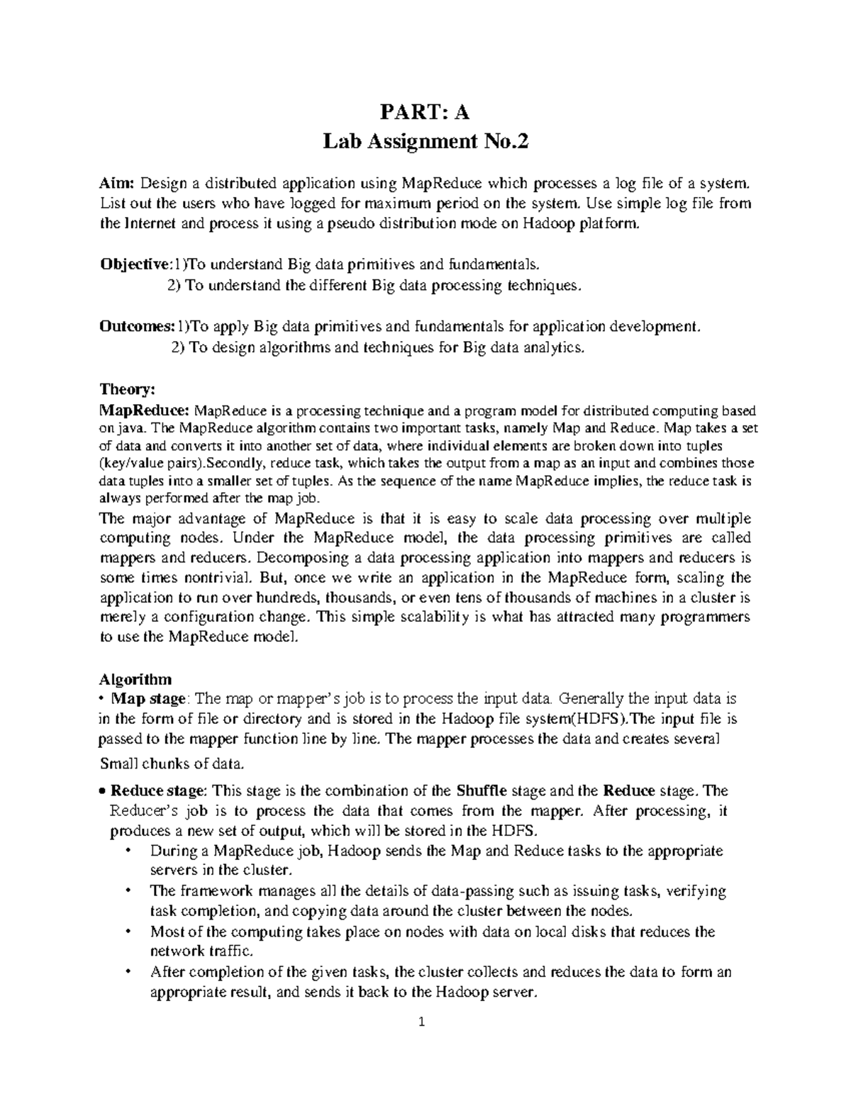 Dsbda Lab Assignment 2 Part A Lab Assignment No 2 Aim Design A Distributed Application