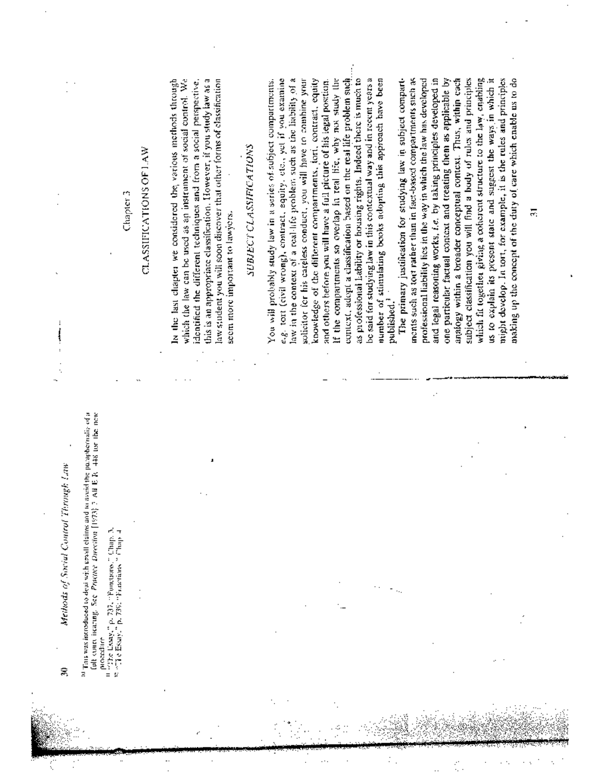 Farrar and Dugdale - Classifications of Law - 30 Methods of Social ...