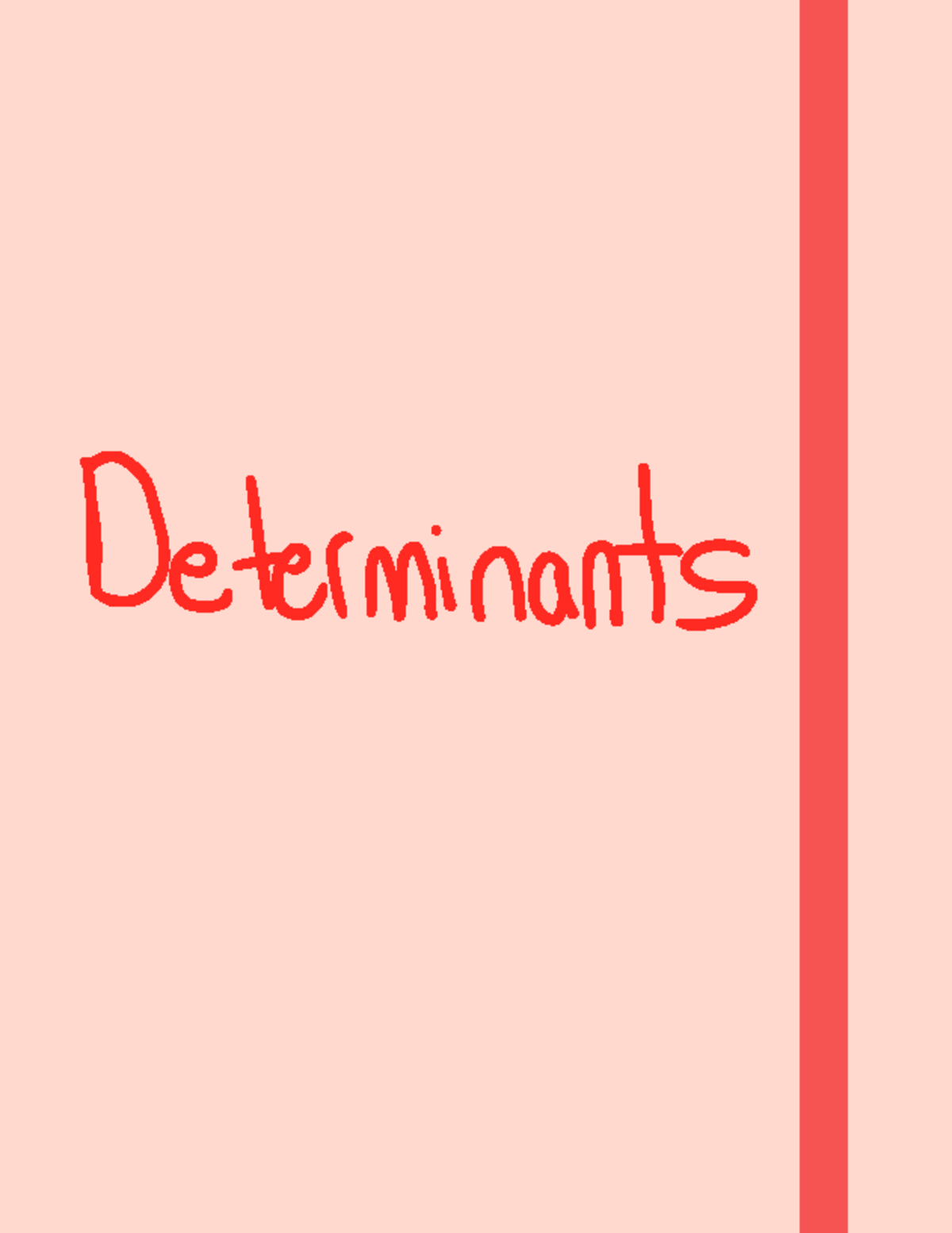 4.1 Definition Of Determinant - MATH1229A - Determinants - Studocu