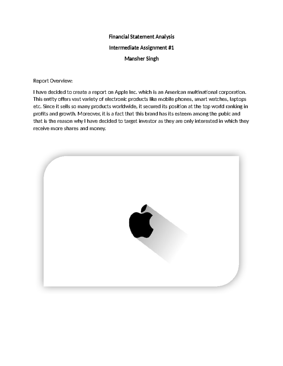 Financial Statement Analysis (1) - Financial Statement Analysis ...