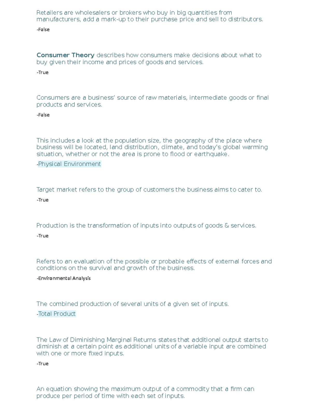 Applied-Economics fin exam- grade 11 and 12 - Retailers are wholesalers ...