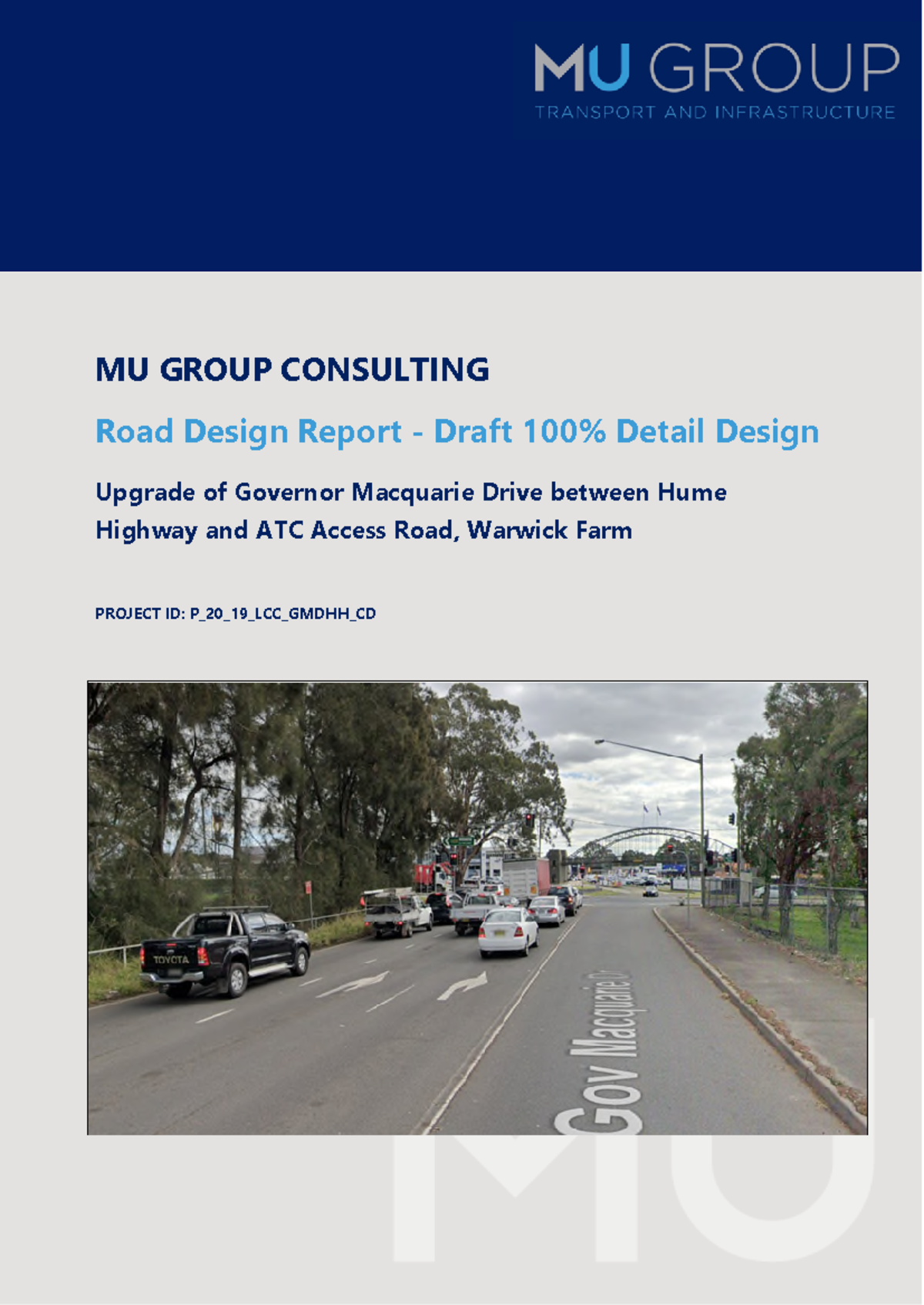 Detail Design for Road Work Project - MU Group Consulting Pty Ltd A ...