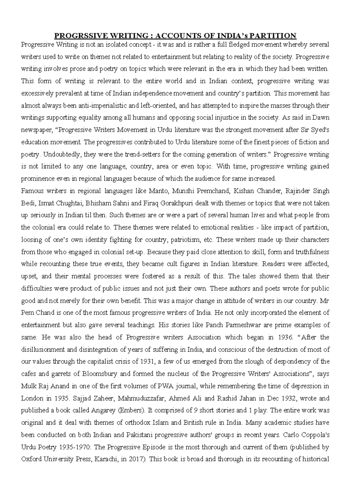 Progressive Writing is not an isolated concept - Progressive writing ...