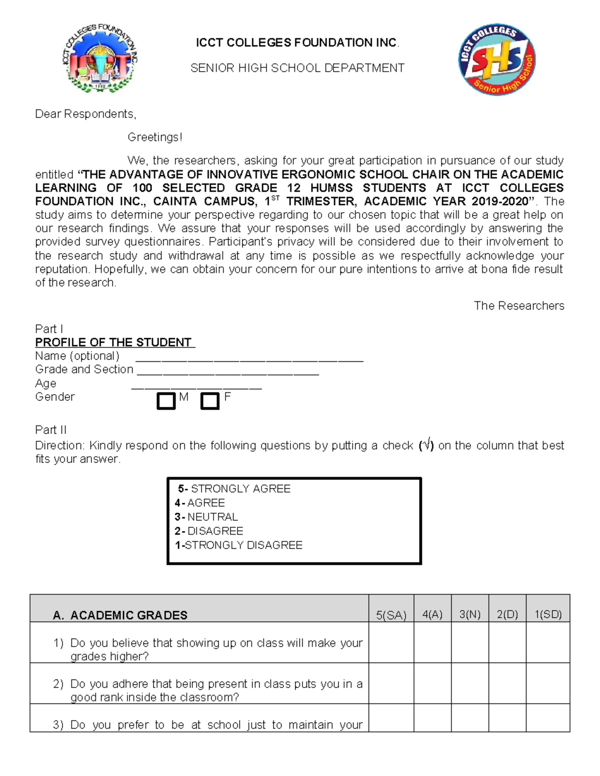 Survey-questionnaire-for-class-attendance-and-academic-performance ...