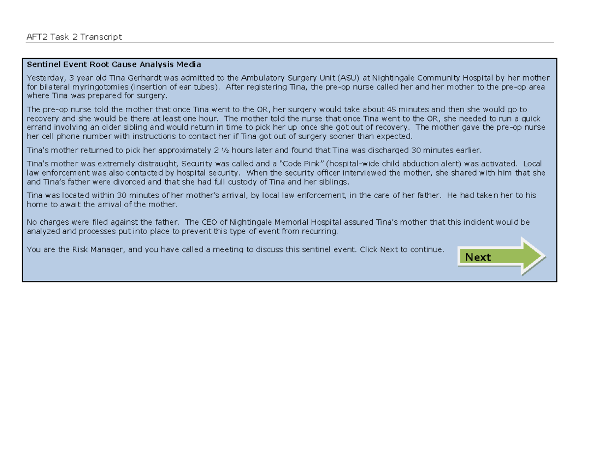 AFT2Task2transcript - lecture notes of transcript for assignment of ...
