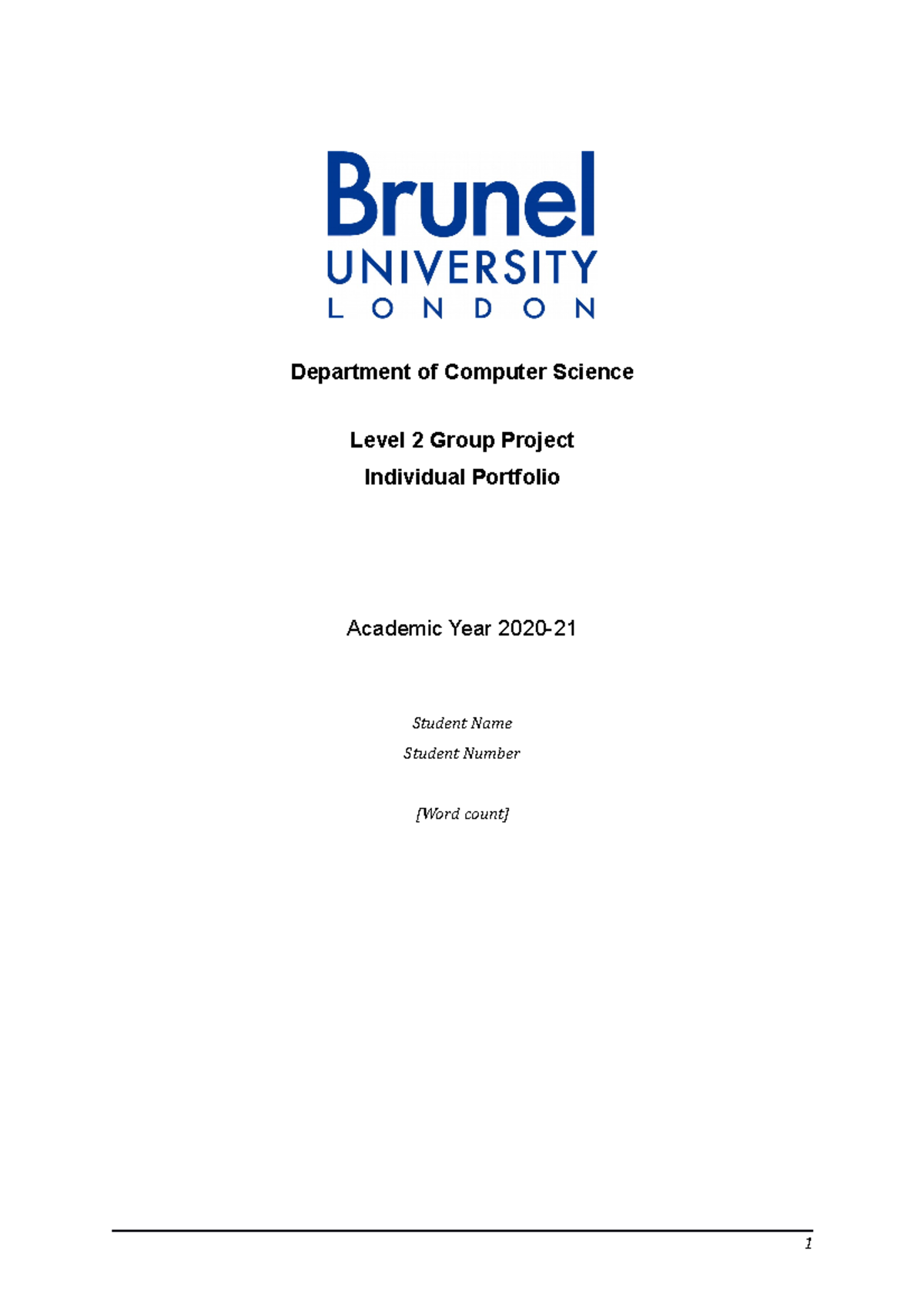 CS2001 Individual Portfolio Template 21-22 - Department of Computer ...
