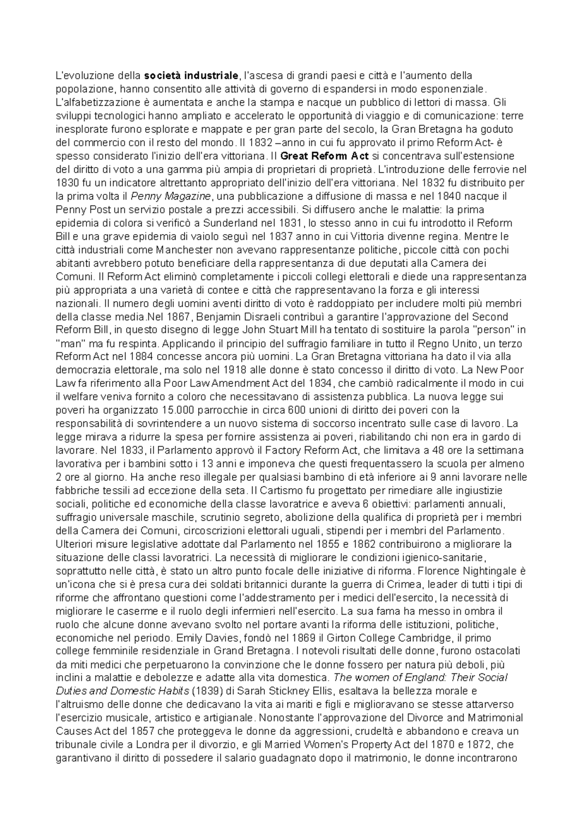 Manuale 2ANNO - appunti di lezione - L’evoluzione della società ...