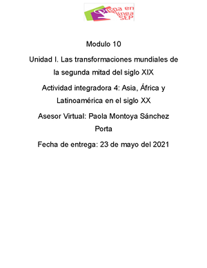 Modulo 20 Ed actividad 5 - Modulo 20 Unidad III. Sustentabilidad del entorno, participación ...