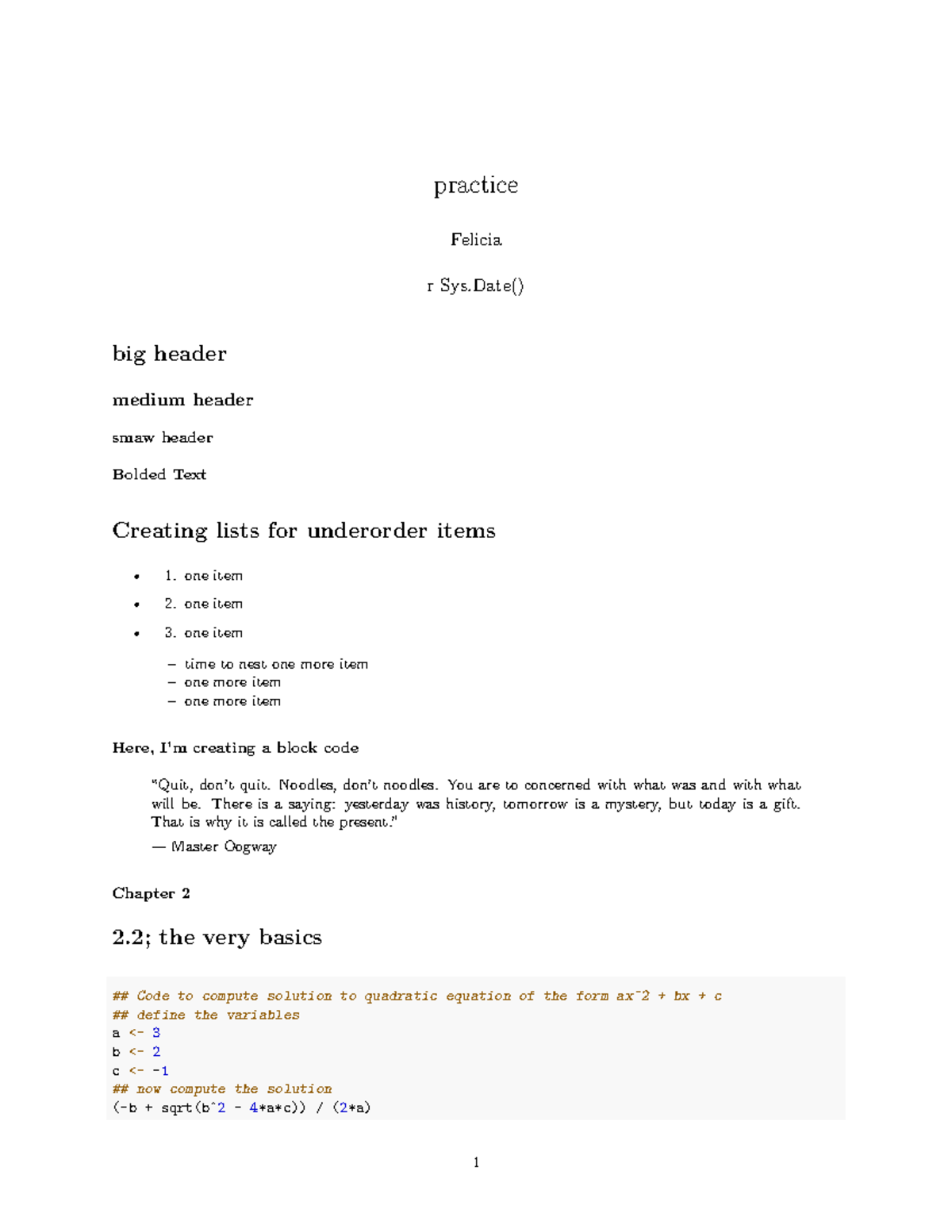 Introduction to the R Language Along with Additional Practice Problem ...