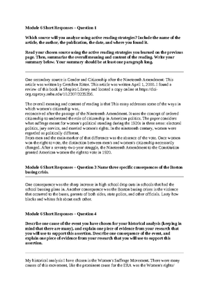 Module Two Activity psy-260 - Psy 260 - Studocu