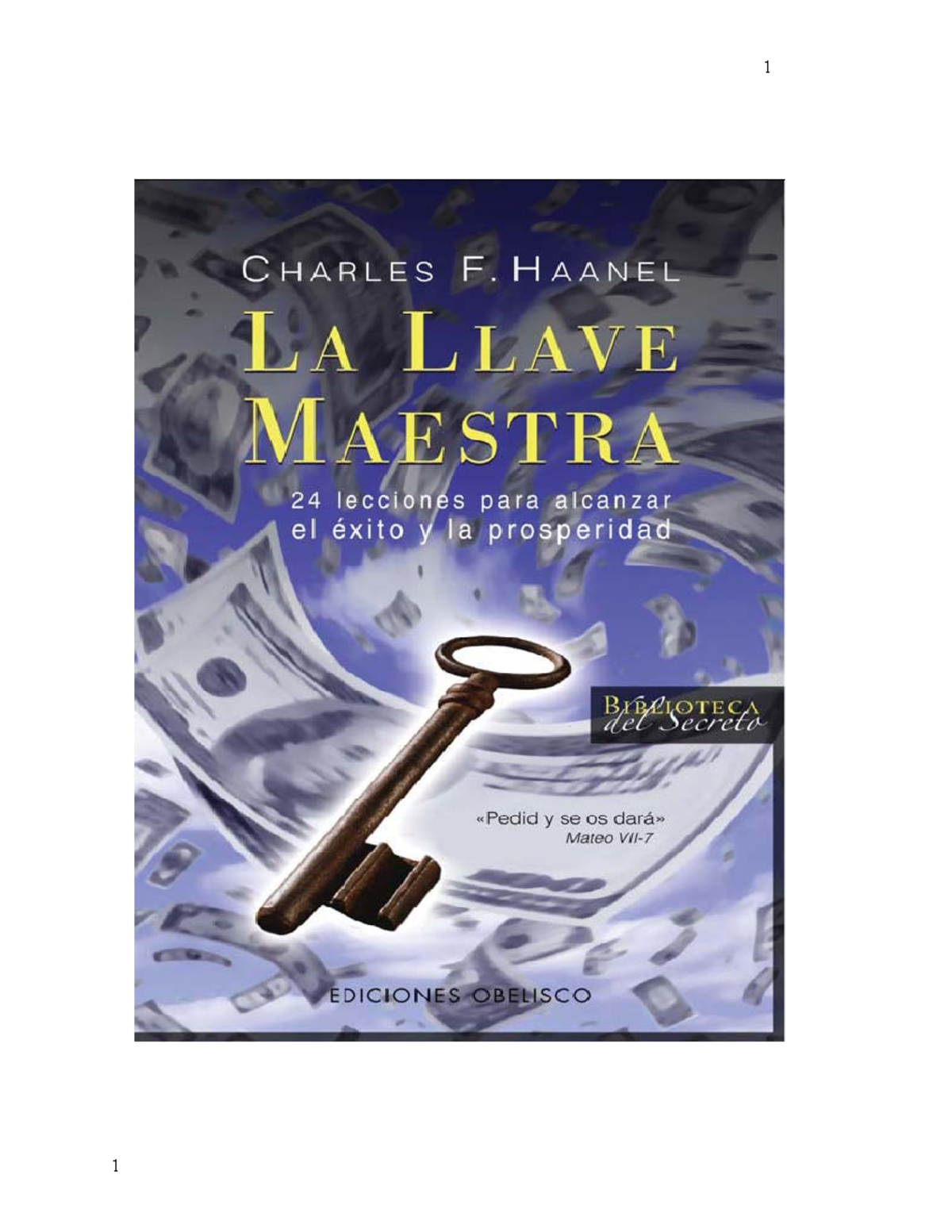 El sistema de la llave maestra - La Llave maestra Charles Haanel ISBN ...