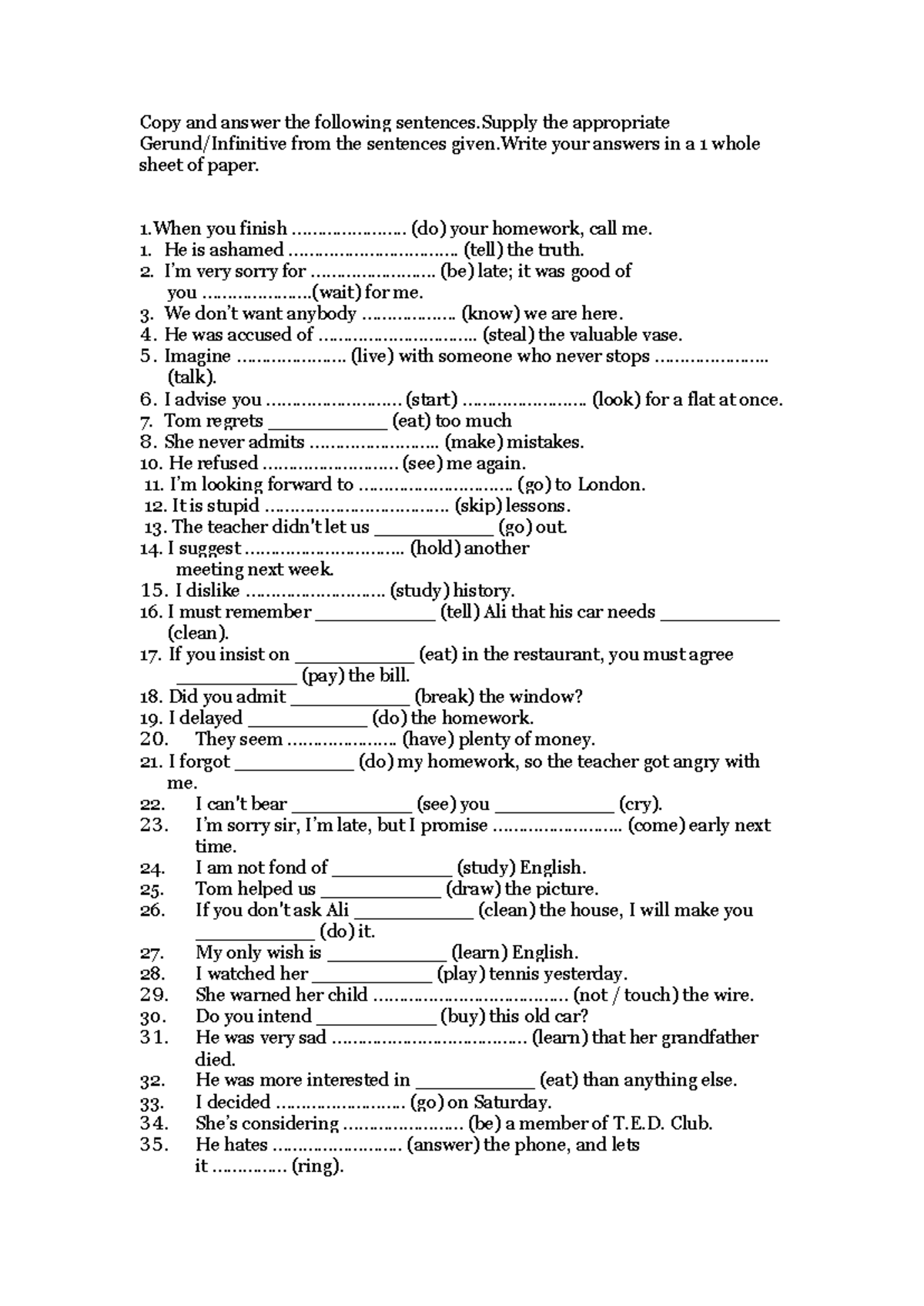 Inbound 290336030786156680 - Copy and answer the following sentences ...