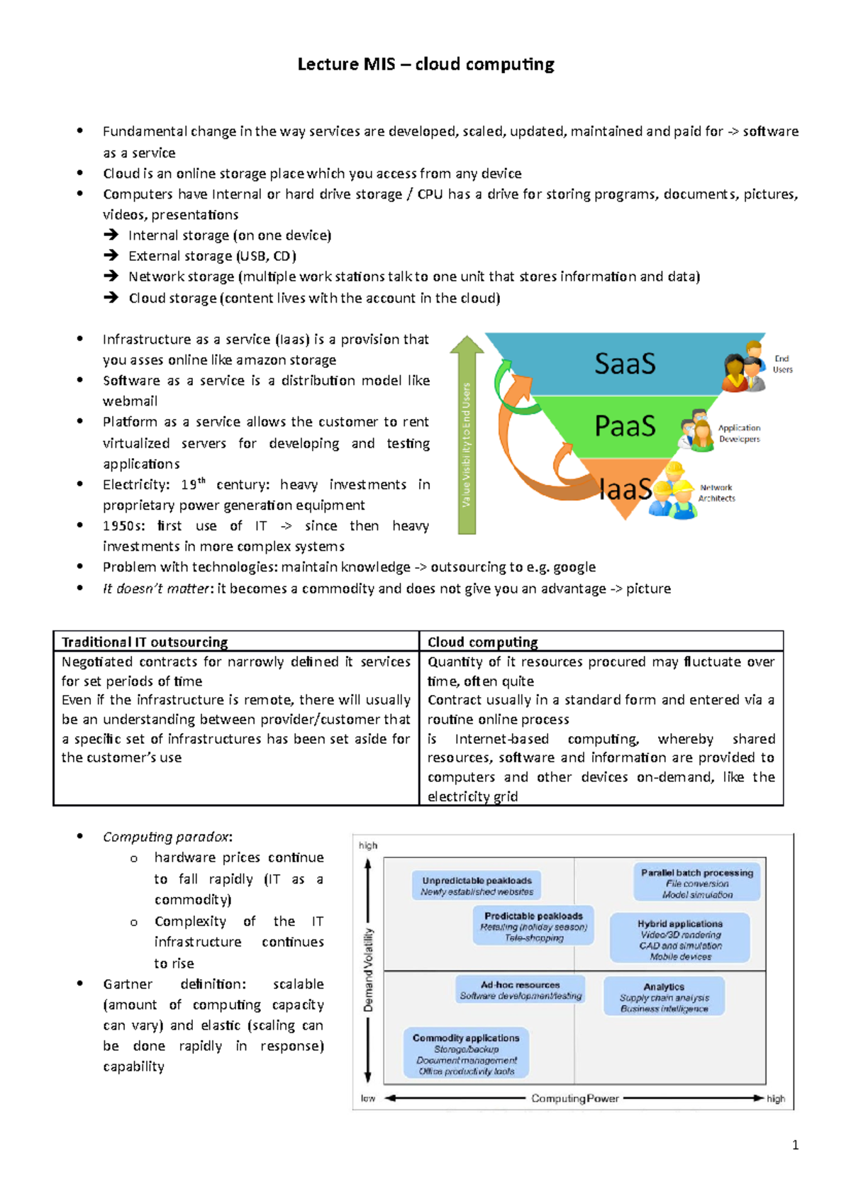 Lecture MIS - cloud computing - Lecture MIS – cloud computing ...