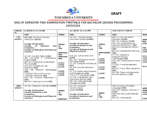 2 ECT 210 General Teaching Methods in Education TMU - TOM MBOYA UNIVERSITY ECT 210 COURSE TITLE ...