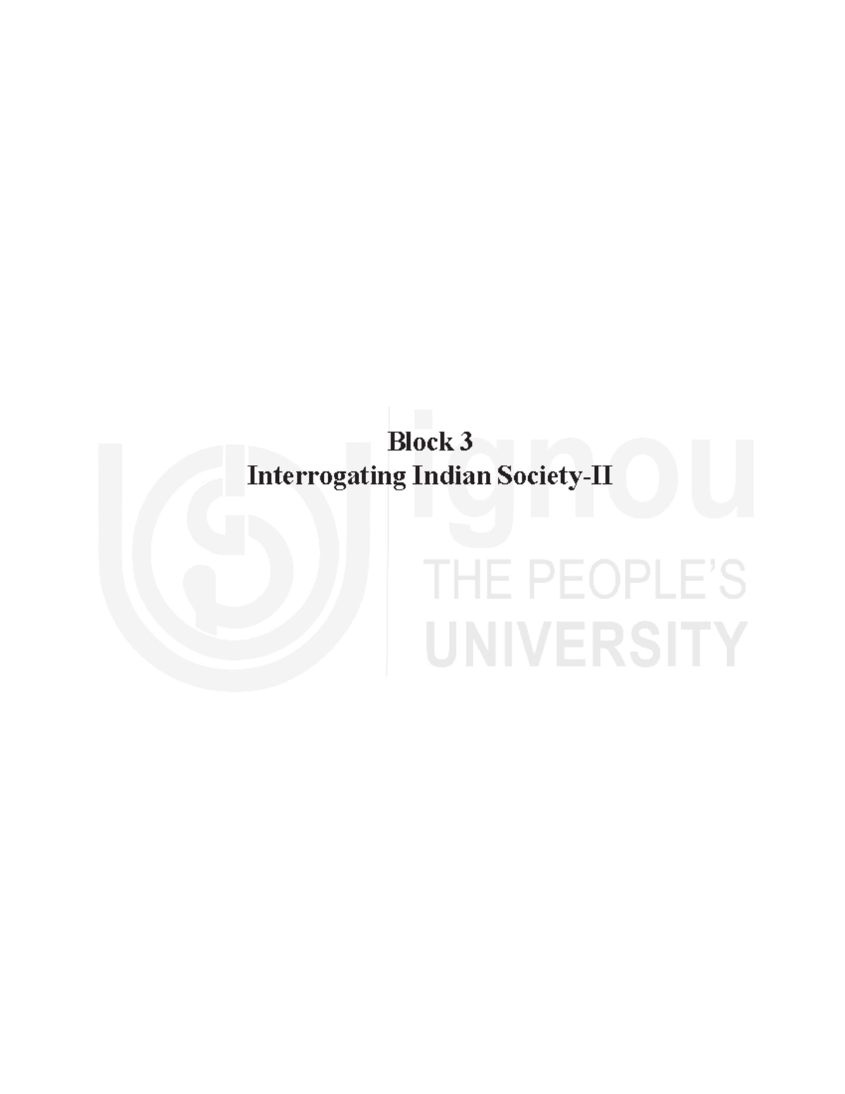 Block 3 - IGNOU Materials Sociology - Industry and Labour Block 3 ...