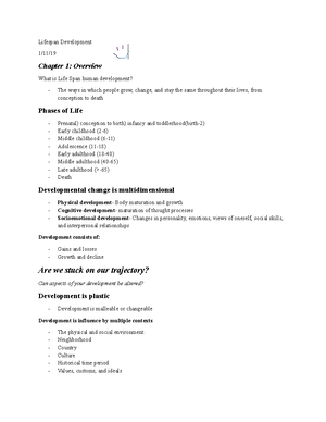 Lifespan development - We can’t delay aging but we can prevent it How ...