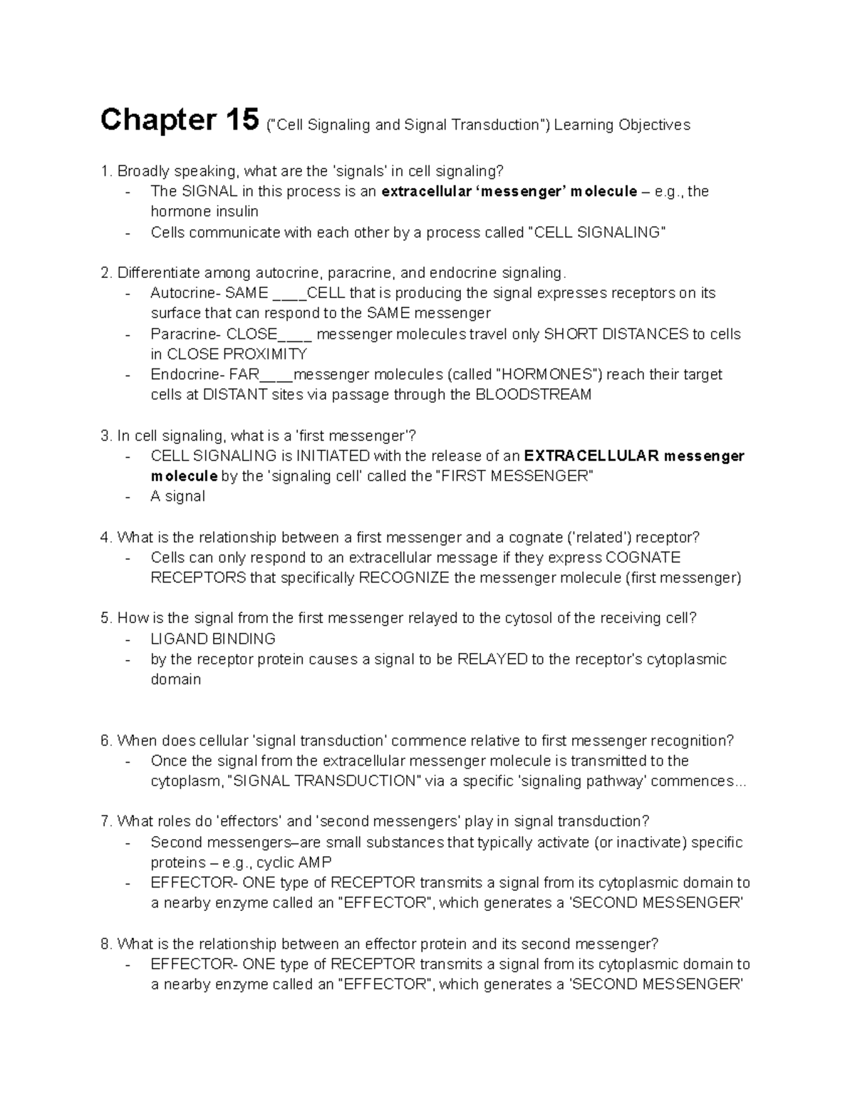 1Chapter 15 (“Cell Signaling and Signal Transduction”) Learning Objectives - Google Docs ...