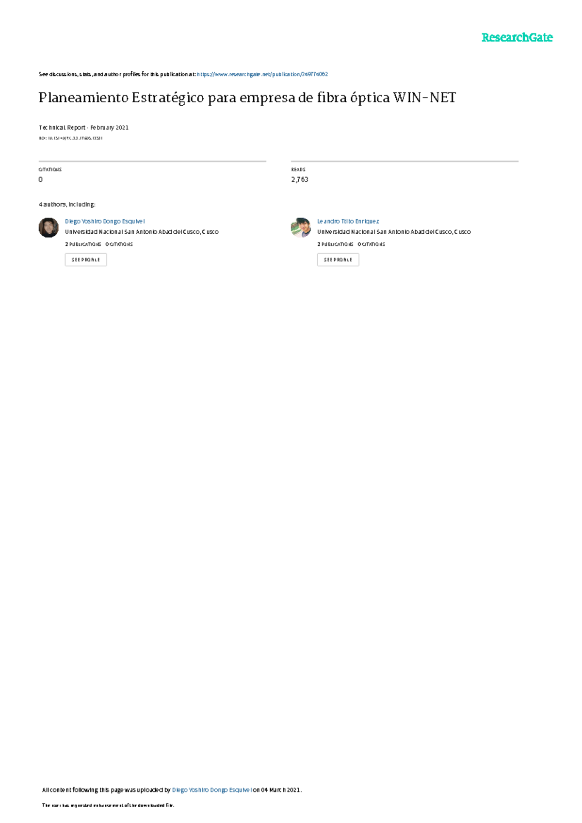 PEstrategico WIN NET 2020 2 - See discussions, stats, and author ...